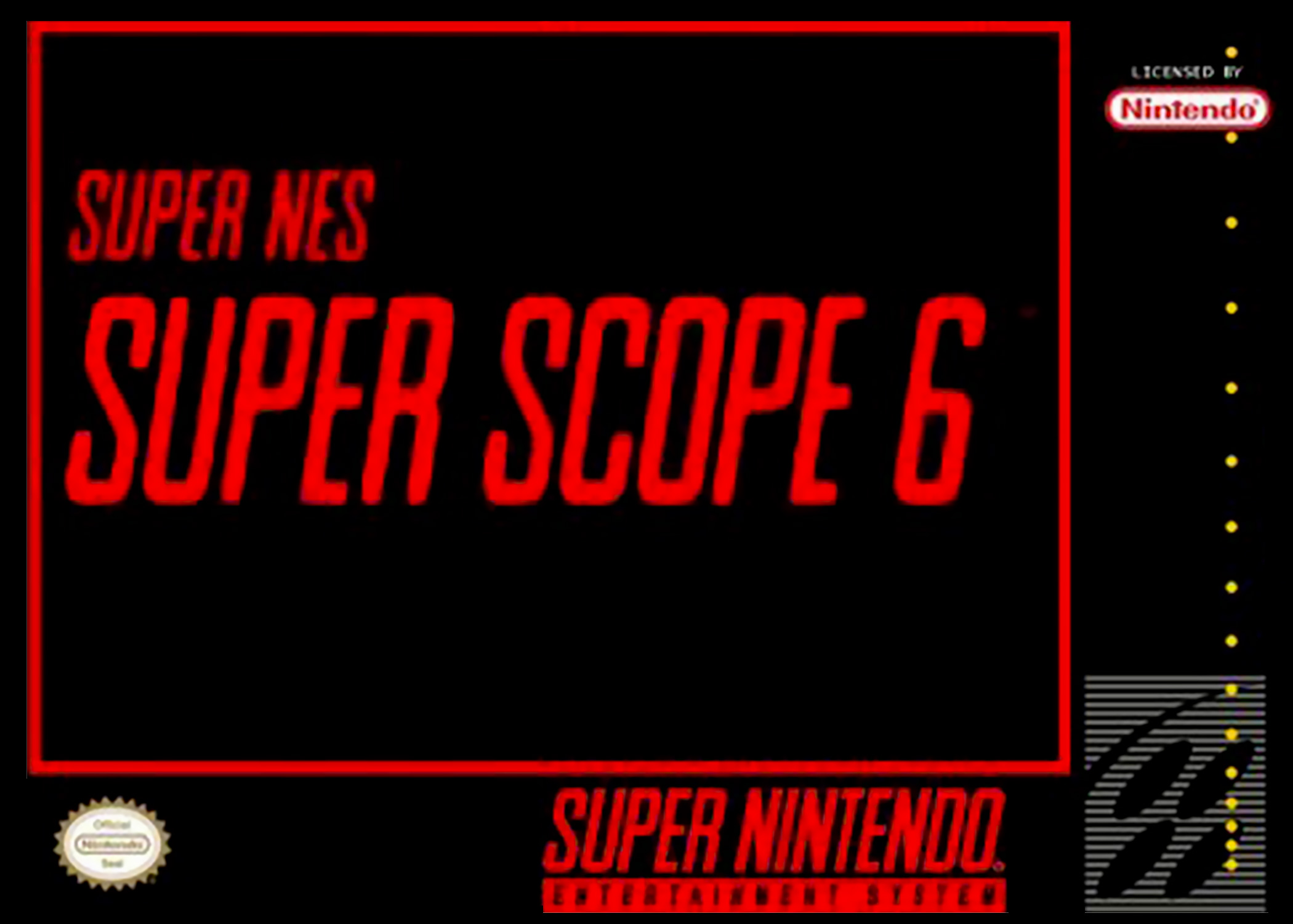 Super Scope 6 (SNES) - Gaming Zone [@] JeanWich.com