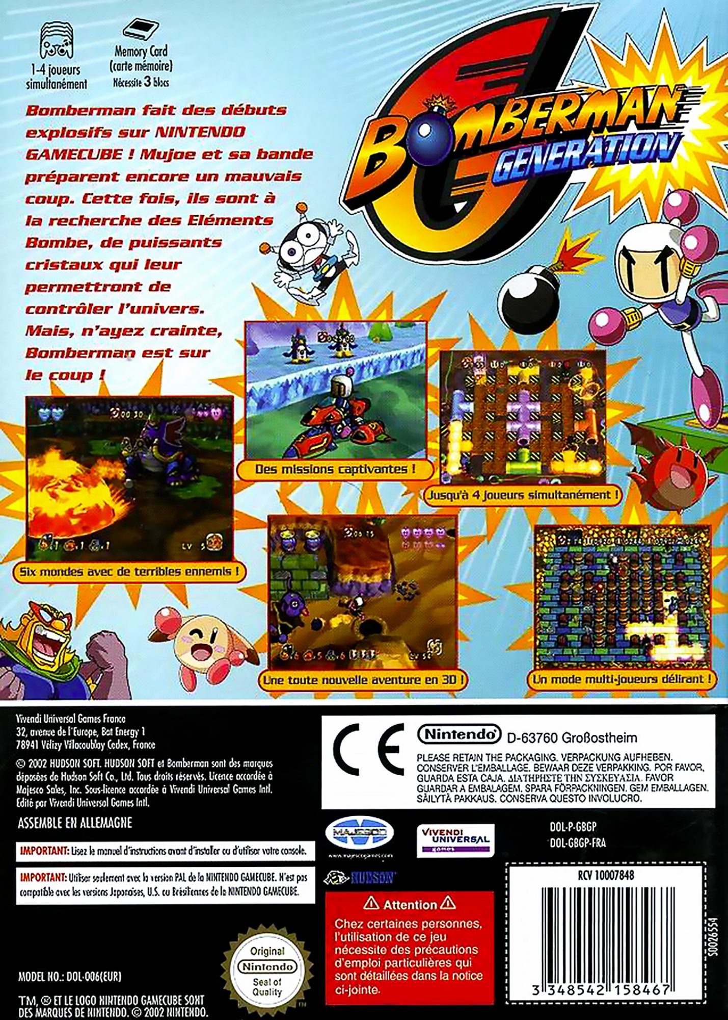 Bomberman Generation (Gamecube) - Gaming Zone [@] JeanWich.com