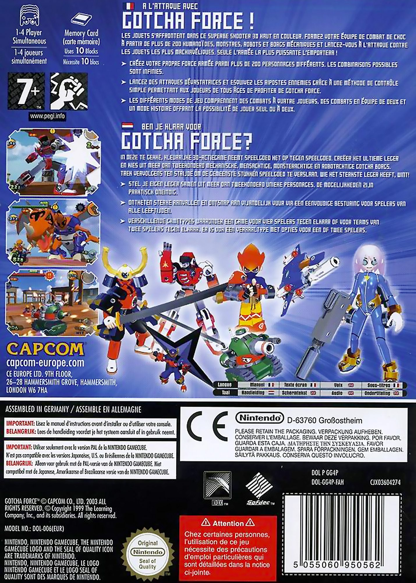 Gotcha Force (Gamecube) - Gaming Zone [@] JeanWich.com
