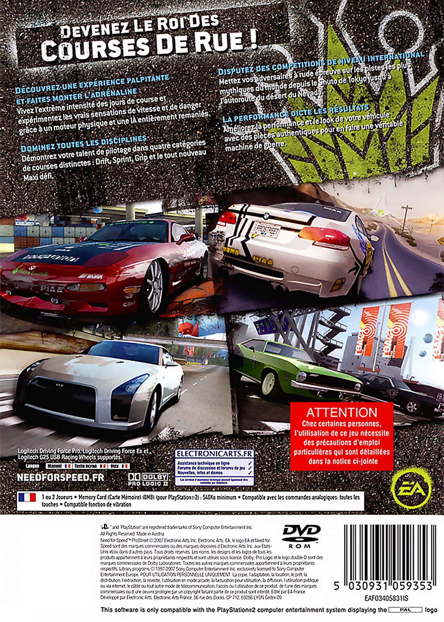 Need for Speed ProStreet (PS2) - Gaming Zone [@] JeanWich.com